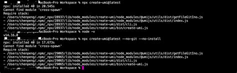 Bug Run Npx Create Umi Latest Command Failed Issue 10754 Umijs