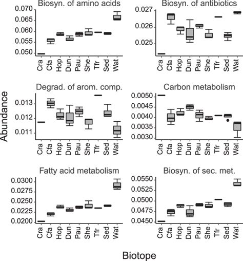 Variation In The Relative Gene Count Abundance And Results Of Glm