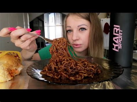 МУКБАНГ🤪🤩ЧАЧЖАН МЕН🔥🔥ХОТ ДОГ😋😋😋ЛЮБЛЮЮЮЮ🙋‍♀️ - YouTube