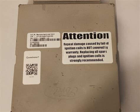 usado ecu ford f77f 12a650 lc ecutest