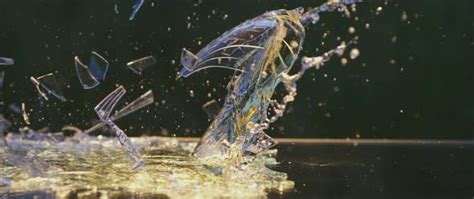 White Wine Glass Breaking Food Stock Footage Ft Falling And Breaking