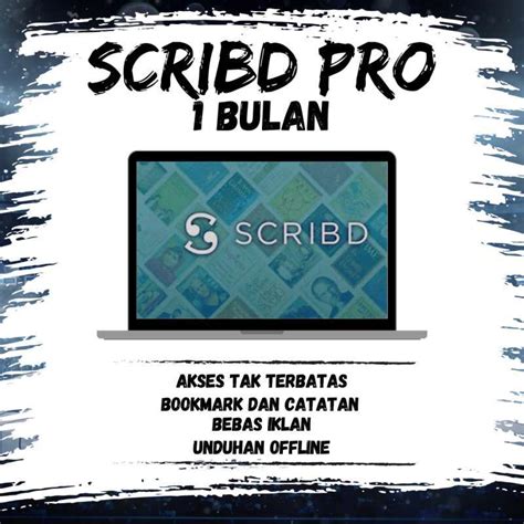 Promo Scribd Premium 1 Bulan Bergaransi Diskon 75 Di Seller Virtual