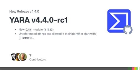 release yara v4 4 0 rc1 lnk module r blueteamsec