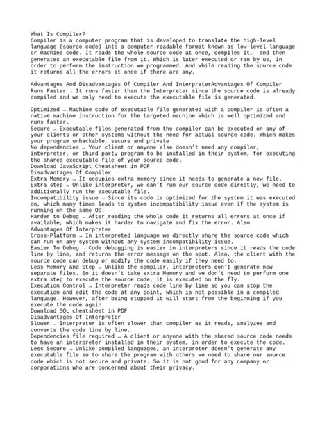 Assignment 2 Pdf Compiler Source Code