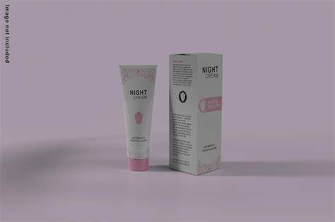 Premium Psd Hand Cream Tube