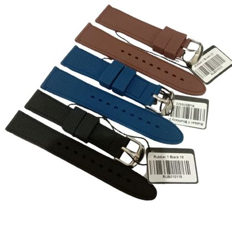 Jual Rubber Strap Watch Tali Karet Silicone Rubber Size 18 Mm 24