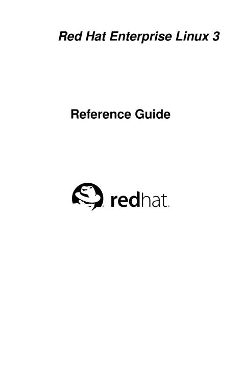 Redhatenterpriselinux 3 Referenceguide En Uspdf