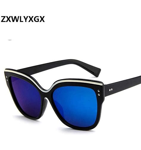 Cat Eye Fashion Sunglasses Men Women Brand Designer Eyebrows Butterfly