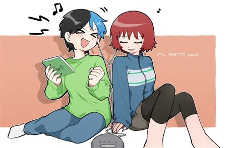 Kim Pine And Knives Chau Scott Pilgrim And More Drawn By Akt Xp Danbooru