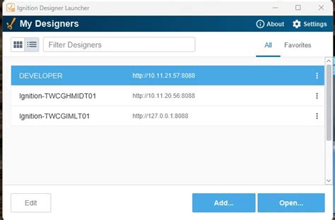 Designer Launcher Strange Behavior Ignition Inductive Automation Forum