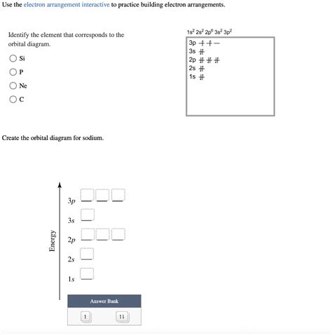 Solved Use The Electron Arrangement Interactive To Practice Chegg