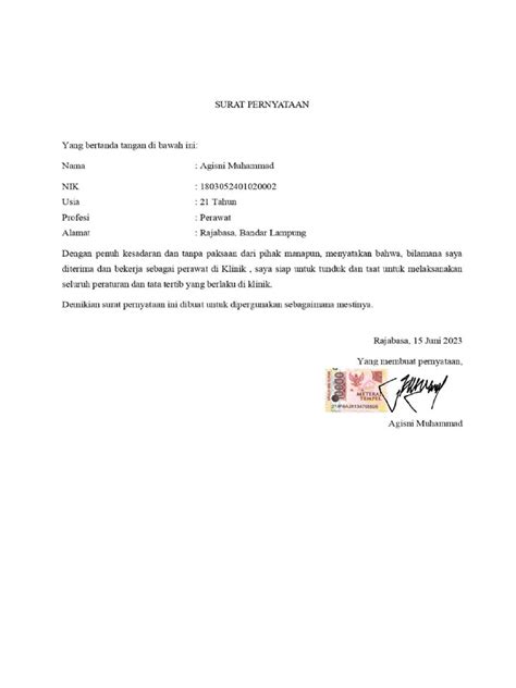 Surat Taat Aturan Pdf