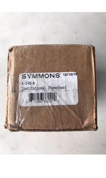 Symmons Institutional 1 Spray Chrome Showerhead 4 295 A New Far West