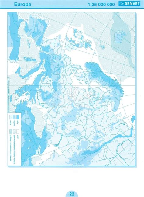 GEOGRAFIA MAPY KONTUROWE DO ĆWICZEŃ DEMART