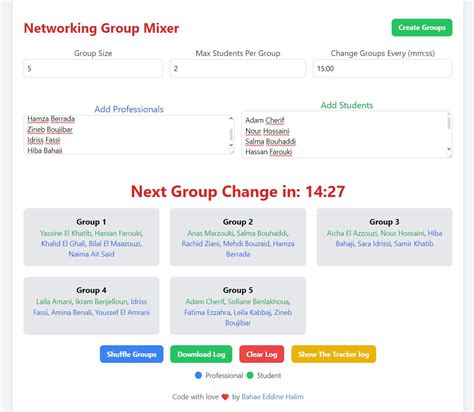 Bahae Eddine Halim On Linkedin Networkinggroupmixer Networking Opensource Collaboration