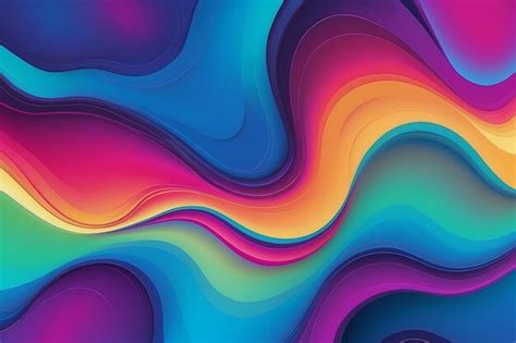 Premium Photo Abstract Color Gradient Fluidity Background For Design