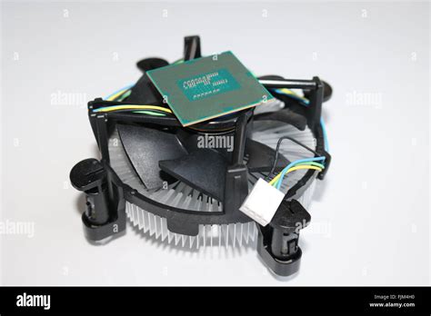 Heatsink And Cpu Processor Fan Technology IT Computers Stock Photo Alamy