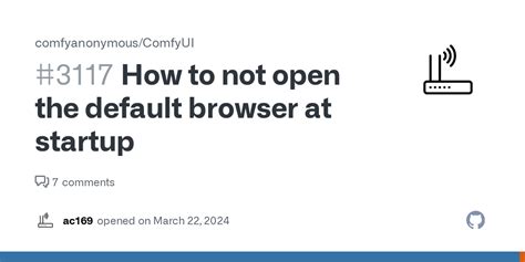 How To Not Open The Default Browser At Startup · Issue 3117
