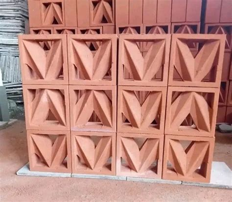 Roster Bata Terakota Motif Pu84 Cvputra Usaha Industri