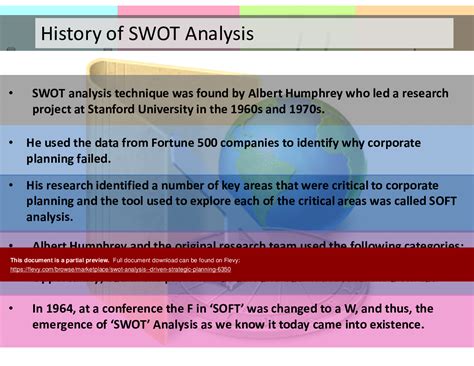Swot Analysis Driven Strategic Planning Ppt Slide Deck