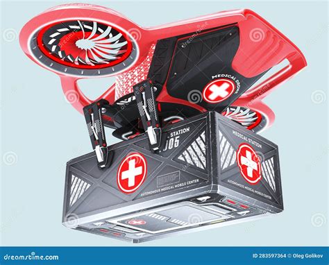 3d Design Concept Isometric Drones Flying Quadcopters With Remote