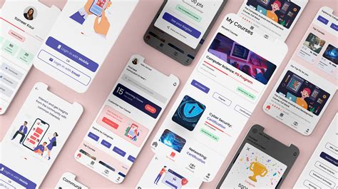 E Learning App Ui Case Study On Behance E Learning App Ui Case Study On Behance
