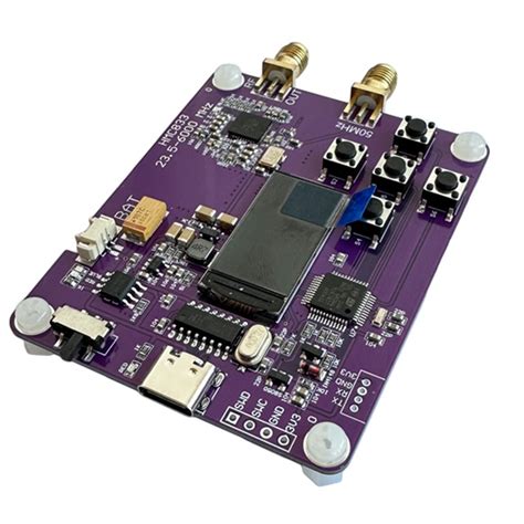 Hmc833 6ghz Rf Signal Generator 0 96inch Oled Screen Display Rf Signal Source Transmitter