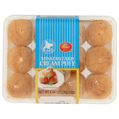 Orange Patisserie Orange Custard Mini Cream Puff 444 Oz Delivery Or