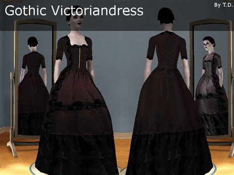 The Sims Resource Gothic Victoriandress T D
