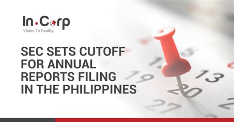 Sec Announces Deadline For Filing Of Annual Reports