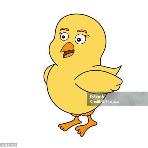 간단한 만화 아이콘 벡터 일러스트 화이트 배경에 재미 있는 아기 치킨 교육에 대한 스톡 벡터 아트 및 기타 이미지 교육 귀여운 노랑 Istock