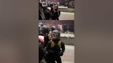 პროტესტის მეექვსე დღე აქციას ისევ სპეცრაზმი შლის დააკავეს რამდენიმე დემონსტრანტი Youtube