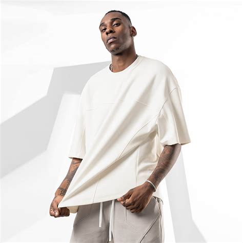 Heavyweight Oversized Man Cotton T Shirt Lezhou Garment