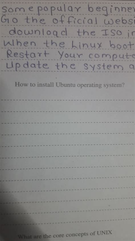 How To Install Ubuntu Operating System What Are The Core Concepts Of Uni