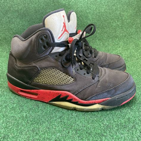 Air Jordan 5 Satin Black Red 136027006 Official Images Air Jordan 5