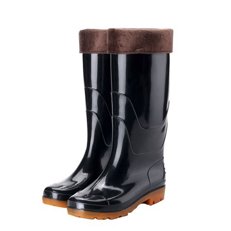 Sonducket Botas De Lluvia Zapatos Calentadores De Muslo De Plástico