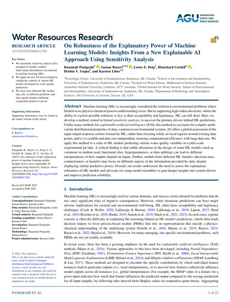 Pdf On Robustness Of The Explanatory Power Of Machine Learning Models Insights From A New