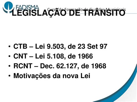 Ppt Detran LegislaÇÃo De TrÂnsito Powerpoint Presentation Free