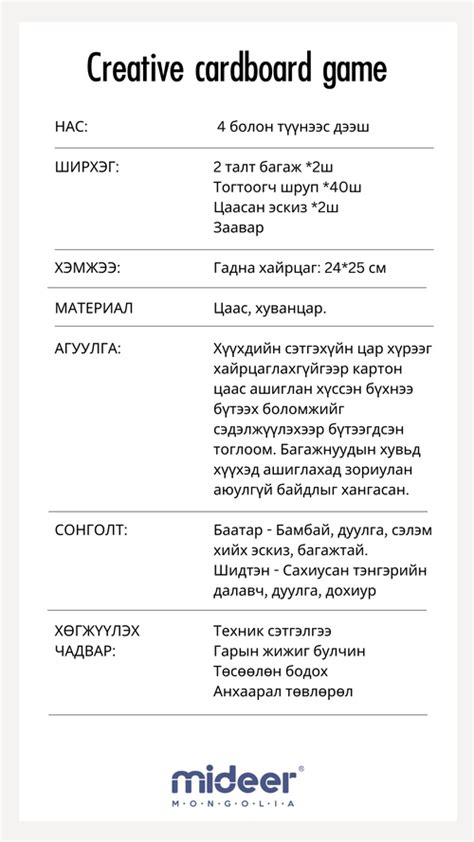 БҮТЭЭЛЧ ТОГЛООМ Diy Mideer Mongolia