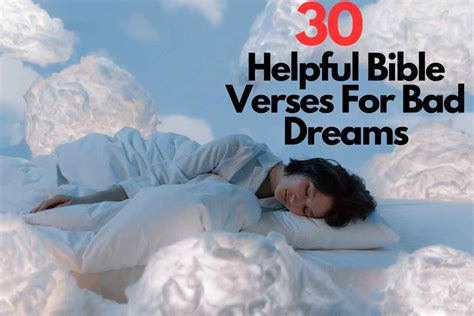30 Helpful Bible Verses For Bad Dreams Bible Verses Of The Day