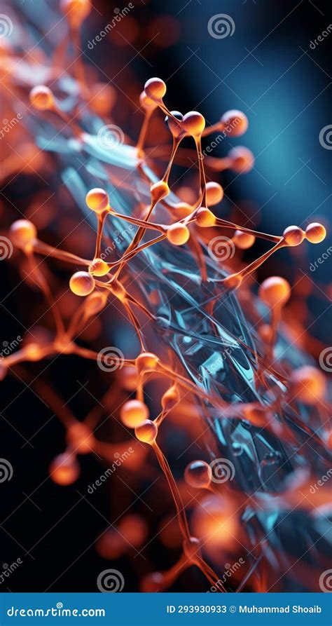 3d Rendering Unveils Intricate Gene Lines And Nodes In Biological
