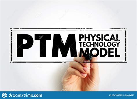 PTM Physical Technology Model Arrangement Of Physical Elements That Provides The Solution For