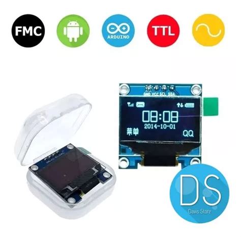 Display Pantalla Oled 128x64 0 96 I2c Blanca Arduino Pic Mercadolibre