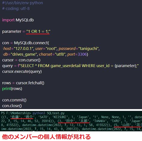 sqlインジェクション対策をして素のsqlを実行しよう baapuro project