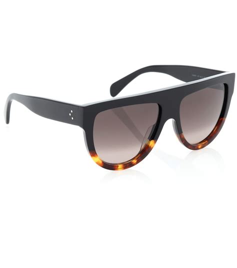 Céline Aviator Acetate Sunglasses In Black Lyst