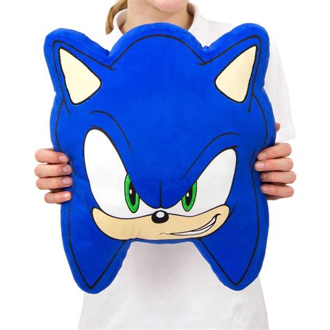Sonic The Hedgehog Sonic Shaped Cushion Multicolour
