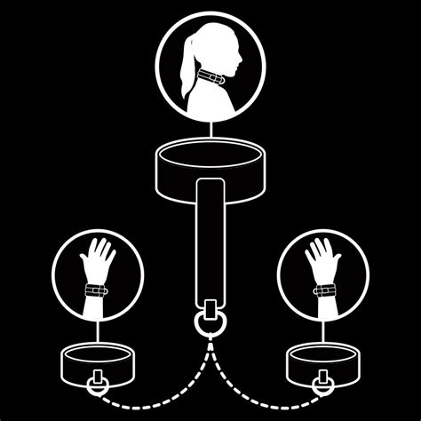 Fetish Submissive Vegan Nahka Necknauha Ja Käsiraudat With Noprene