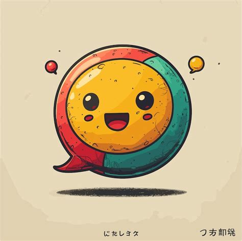 Premium Vector Dialog Bubble Logo With Chinese Japanese Characters