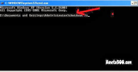 How To Shutdown Windows Xp Machine In Command Prompt Step By Step