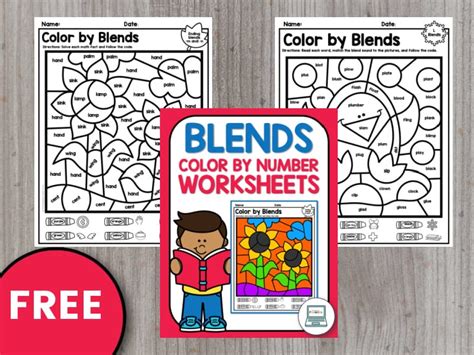 Consonant Blend Coloring Pages [2025]